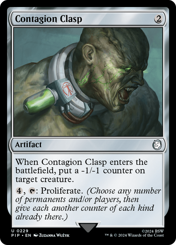 Contagion Clasp (Fallout) #229 [English/Nonfoil] | Magic: The Gathering ...