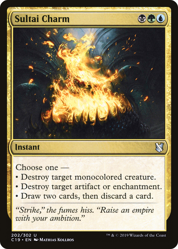 Sultai Charm (Commander 2019) #202 [English/Nonfoil] | Magic: The ...
