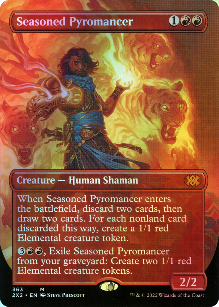 Seasoned Pyromancer (Double Masters 2022) #363 [English/Foil] | Magic ...