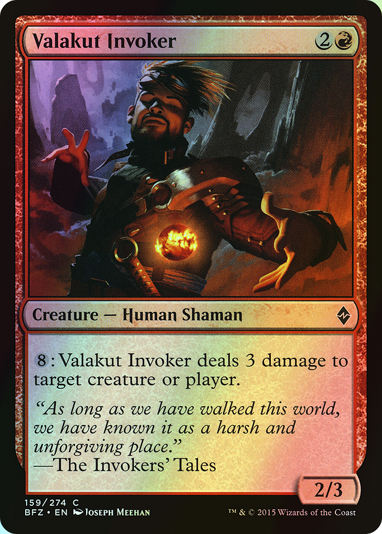 Valakut Invoker (Battle for Zendikar) #159 [English/Foil] | Magic: The ...