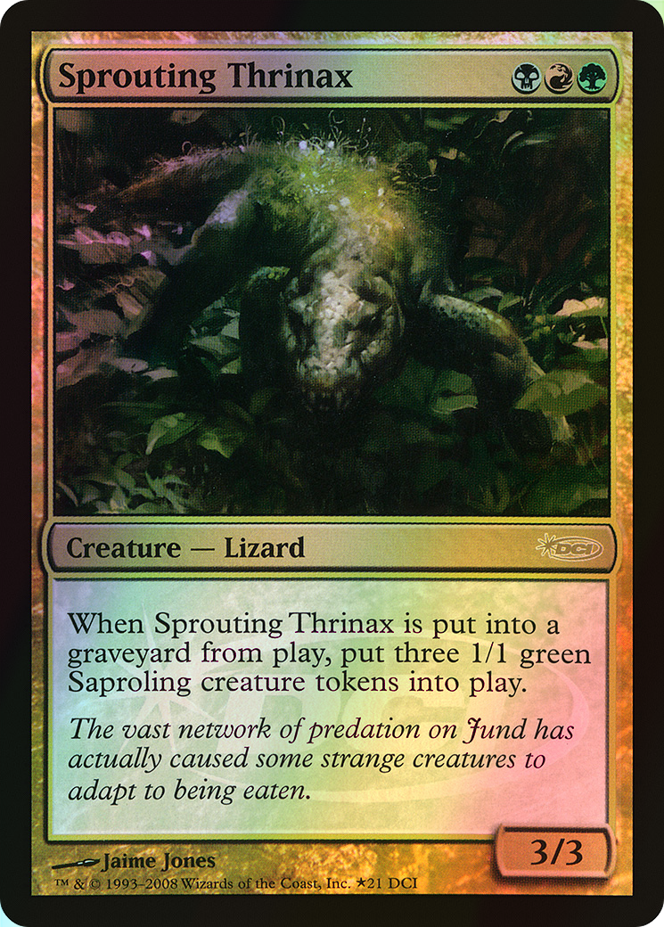 Sprouting Thrinax (DCI Promos) #21 [English/Foil] | Magic: The ...