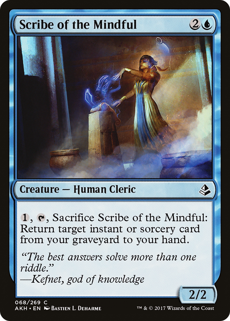 Scribe of the Mindful (Amonkhet) #68 [English/Nonfoil] | Magic: The ...