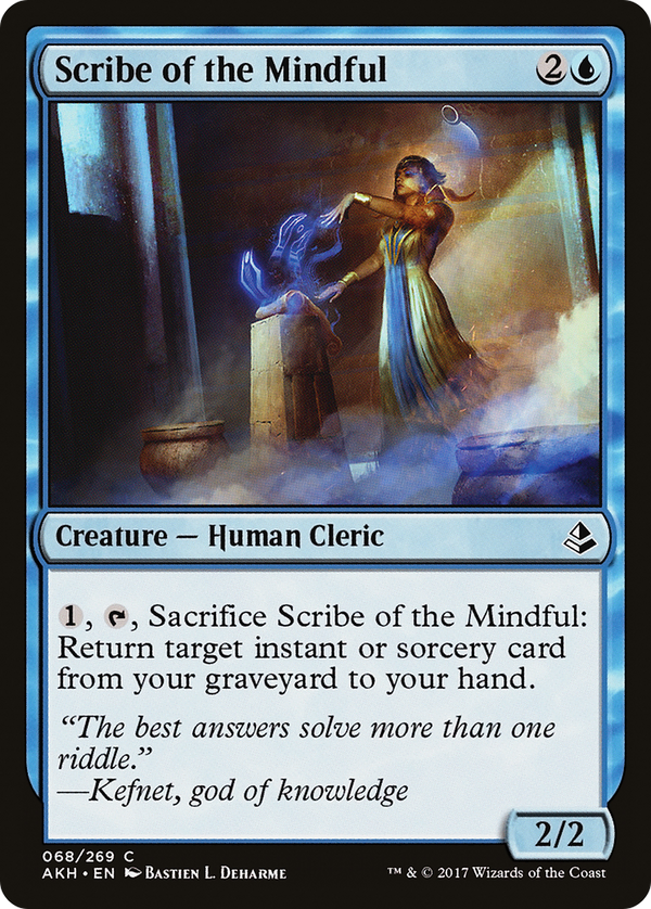 Scribe of the Mindful (Amonkhet) #68 [English/Nonfoil] | Magic: The ...
