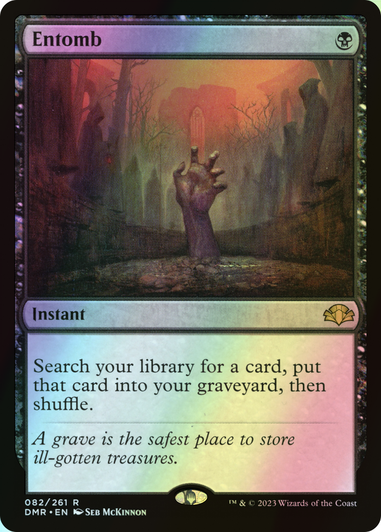 Entomb (Dominaria Remastered) #82 [English/Foil] | Magic: The Gathering ...