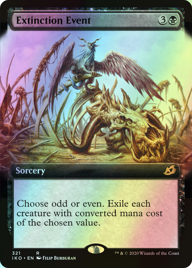 Extinction Event (Ikoria: Lair of Behemoths) #321 [English/Foil ...