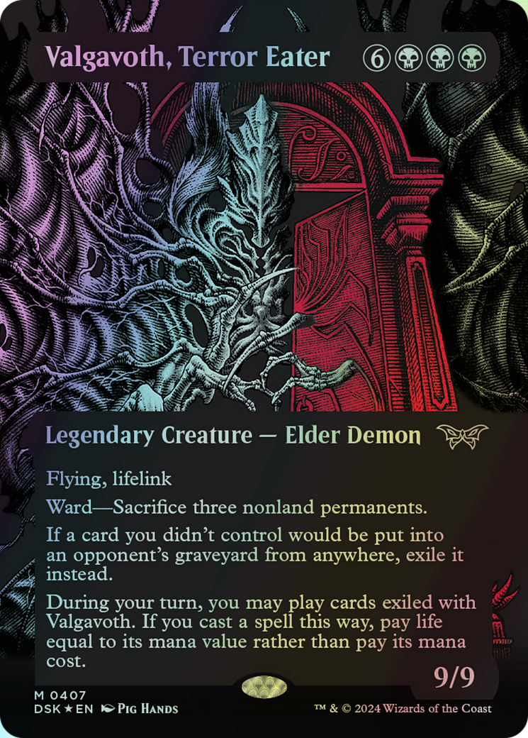 Valgavoth, Terror Eater (Duskmourn: House of Horror) #407 [English/Foil ...