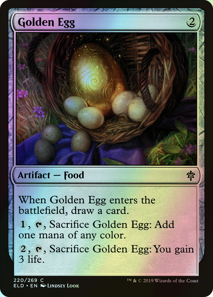 Golden Egg (Throne of Eldraine) #220 [English/Foil] | Magic: The ...