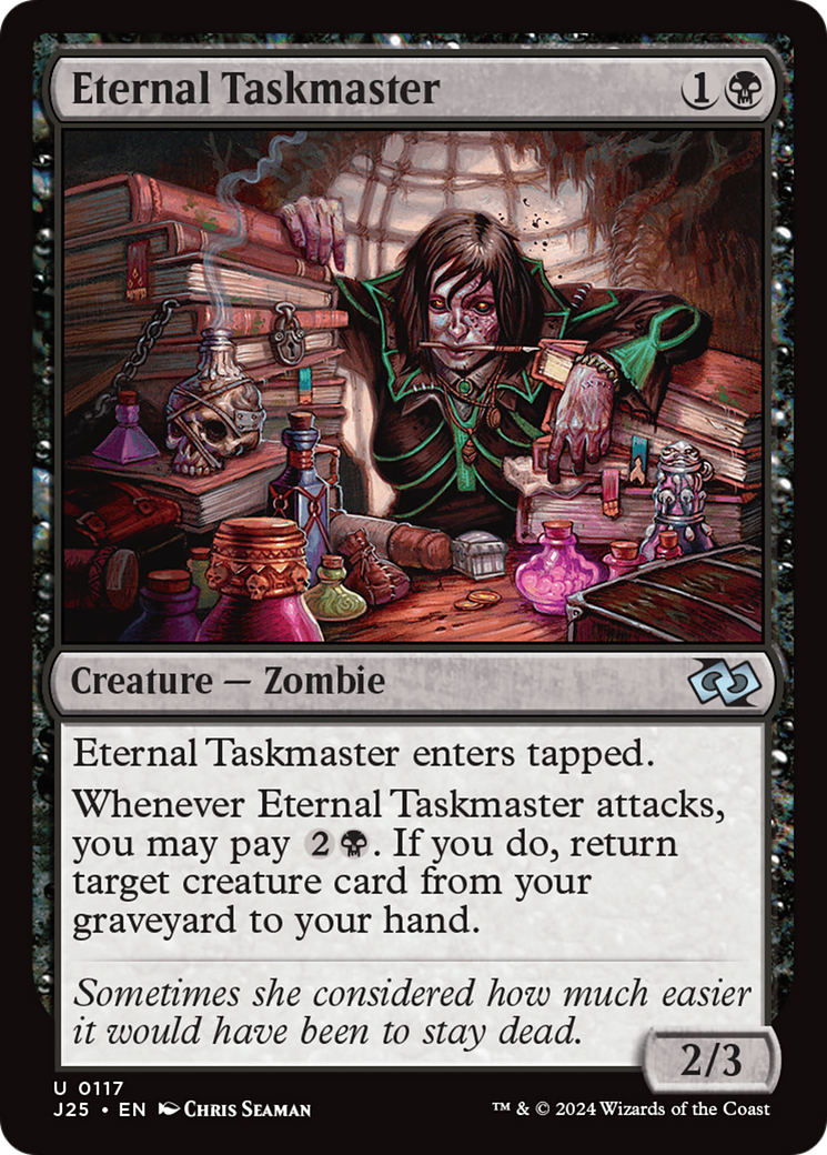 Eternal Taskmaster (Foundations Jumpstart) #117 [English/Nonfoil ...