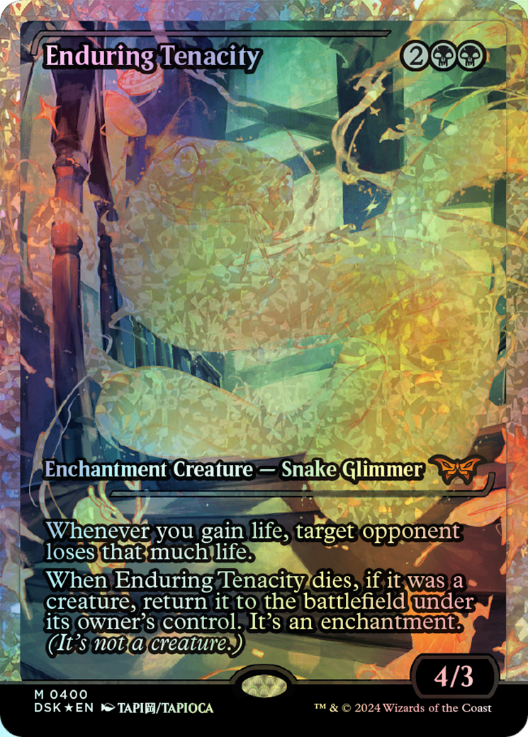 Enduring Tenacity (Duskmourn: House of Horror) #400 [English/Foil ...