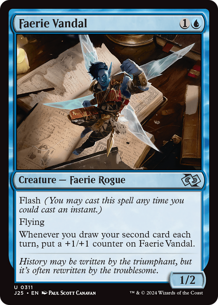 Faerie Vandal (Foundations Jumpstart) #311 [English/Nonfoil] | Magic ...