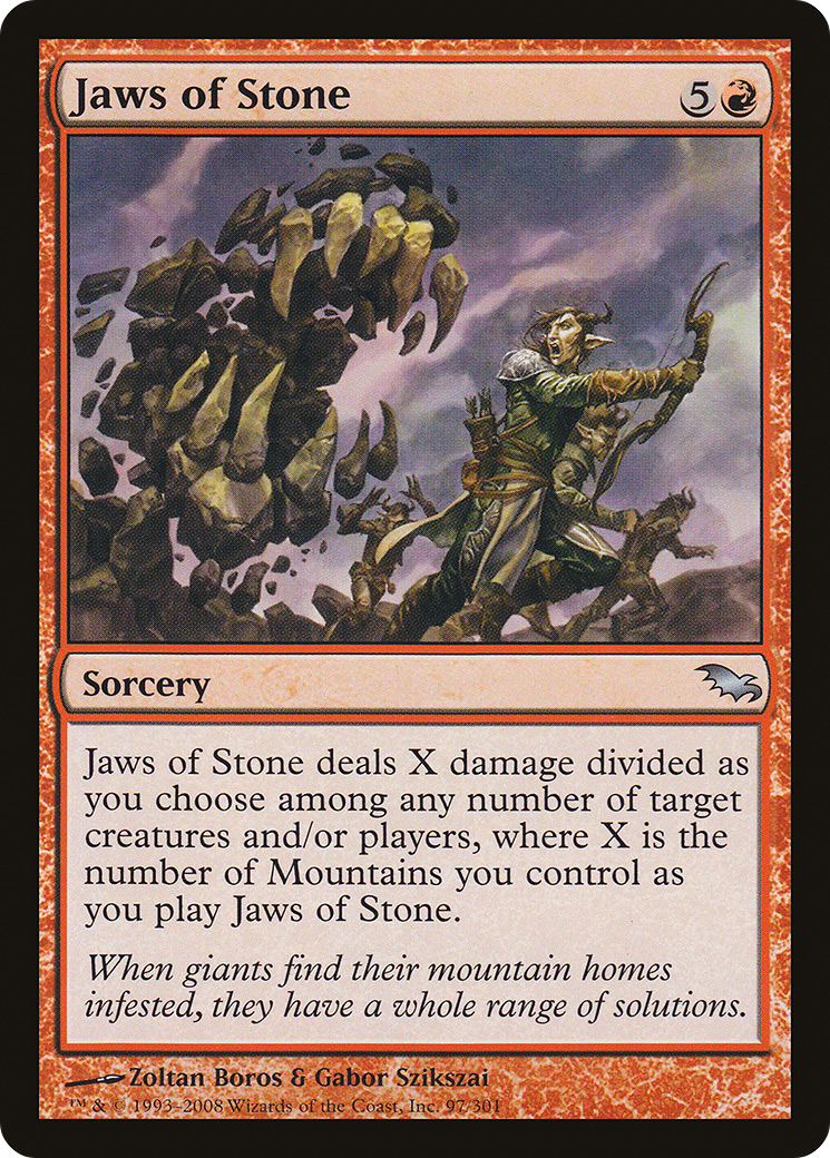 Jaws of Stone (Shadowmoor) #97 [English/Nonfoil] | Magic: The Gathering ...