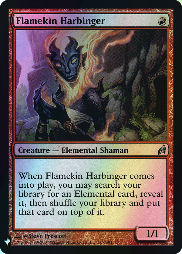 Flamekin Harbinger (The List) #LRW-167 [English/Foil] | Magic: The ...