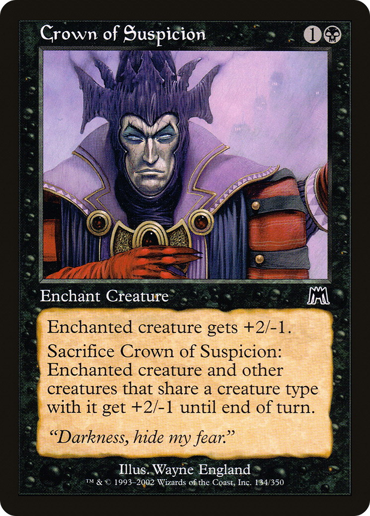 Crown of Suspicion (Onslaught) #134 [English/Nonfoil] | Magic: The ...