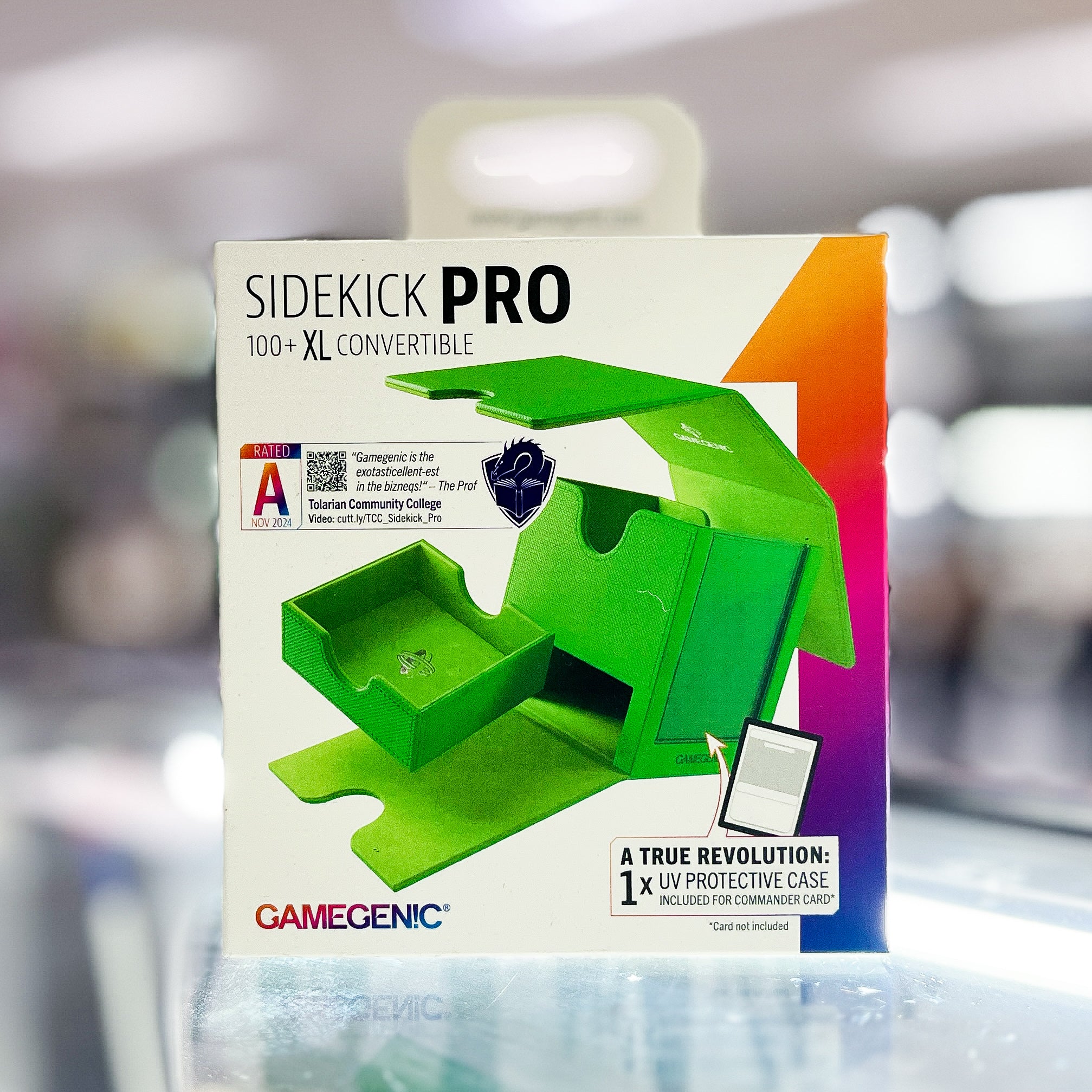 Gamegenic SIDEKICK PRO 100+ XL CONVERTIBLE - Green & Green Gate Hobbies