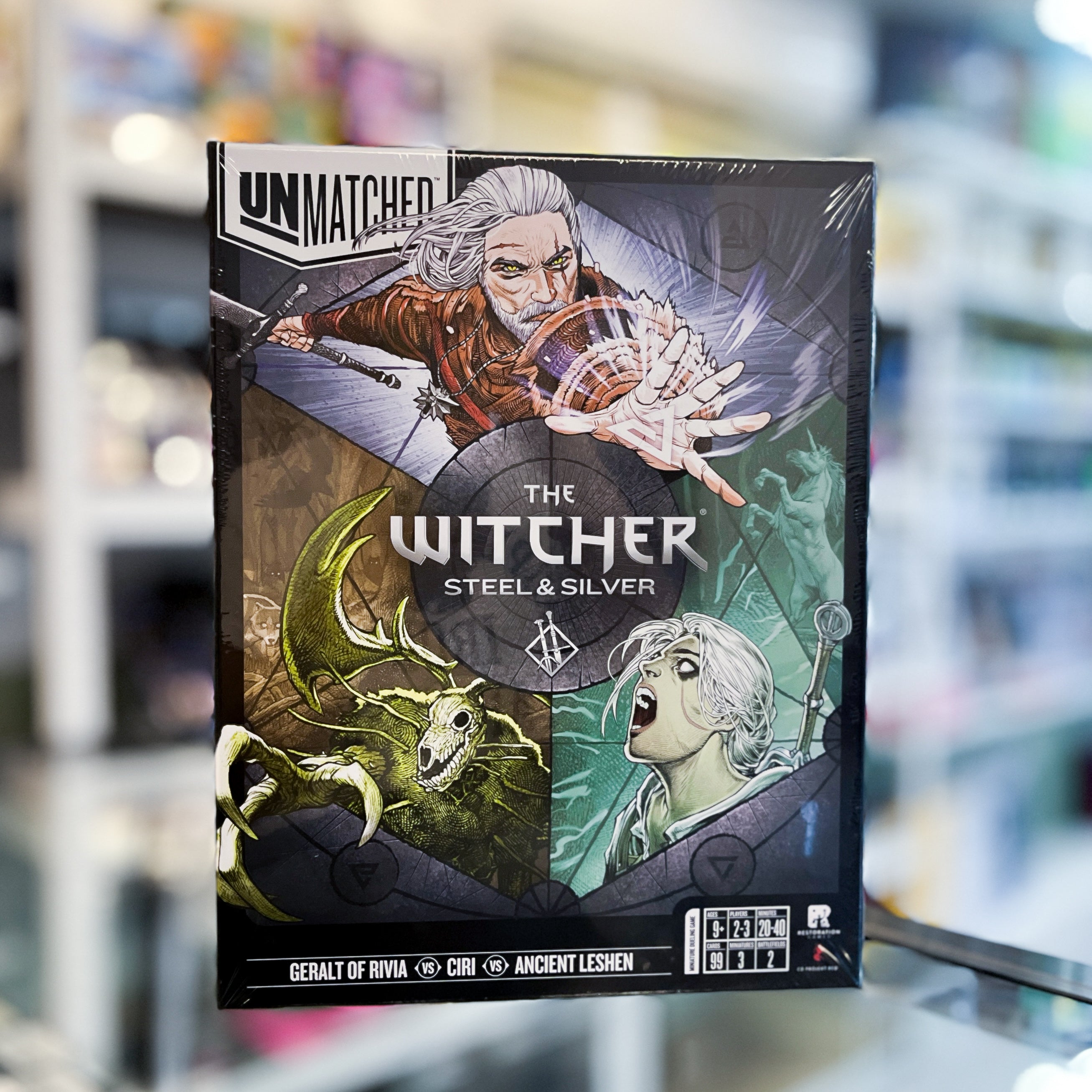 Unmatched Witcher Steel & Sliver & Green Gate Hobbies