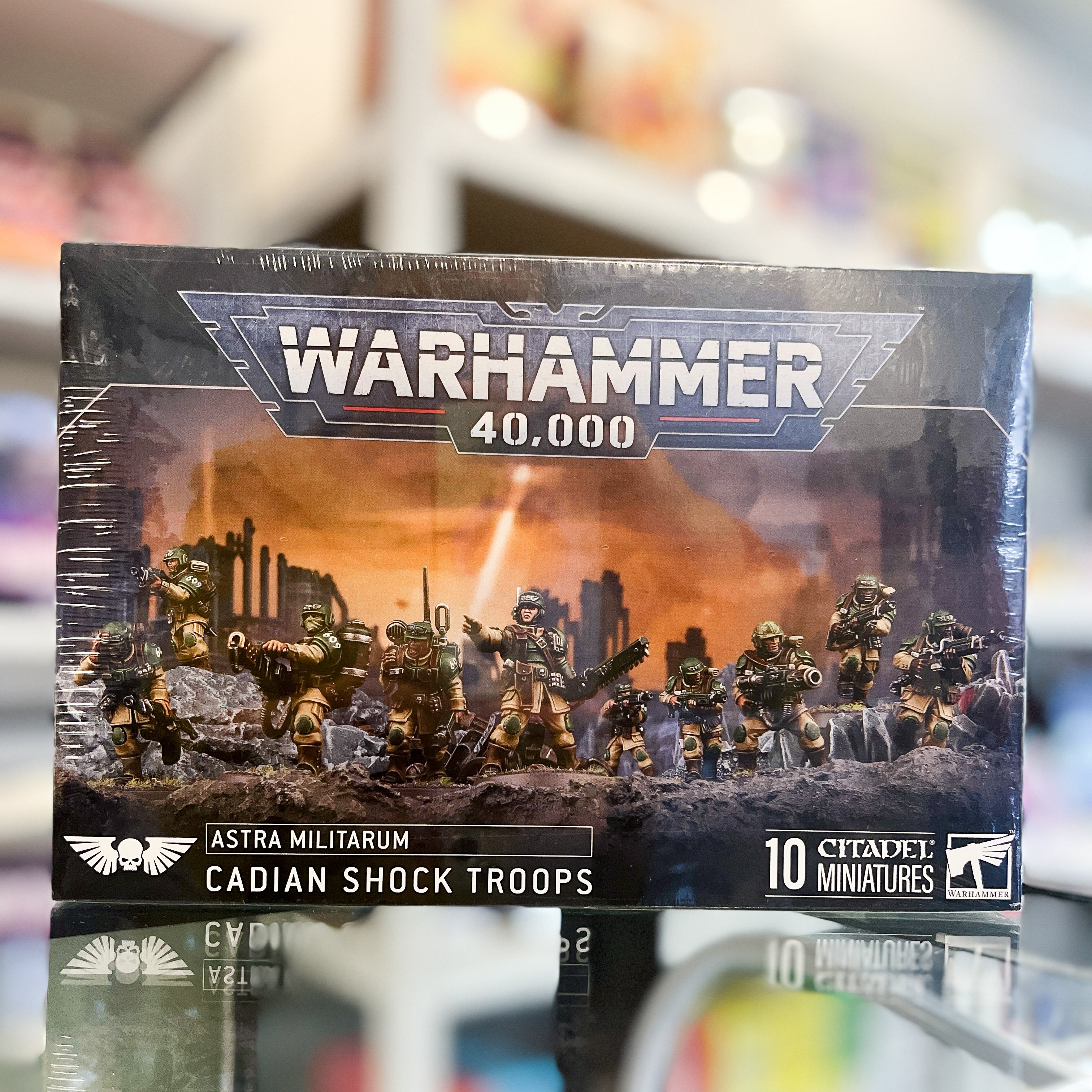 47-33 Warhammer 40,000 - Astra Militarum: Cadian Shock Troops & Green ...
