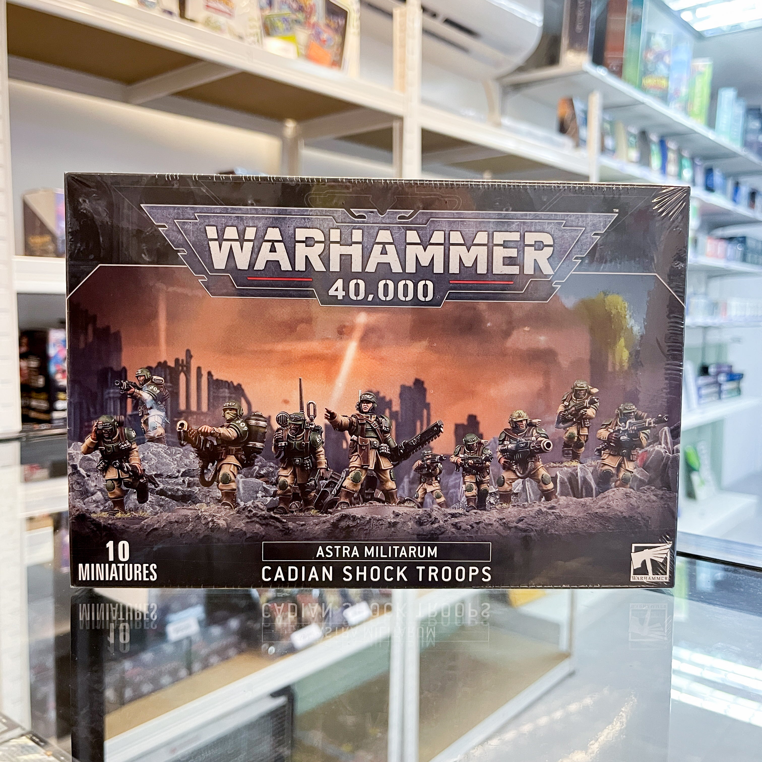 Warhammer 40,000 - Astra Militarum: Cadian Shock Troops & Green Gate ...