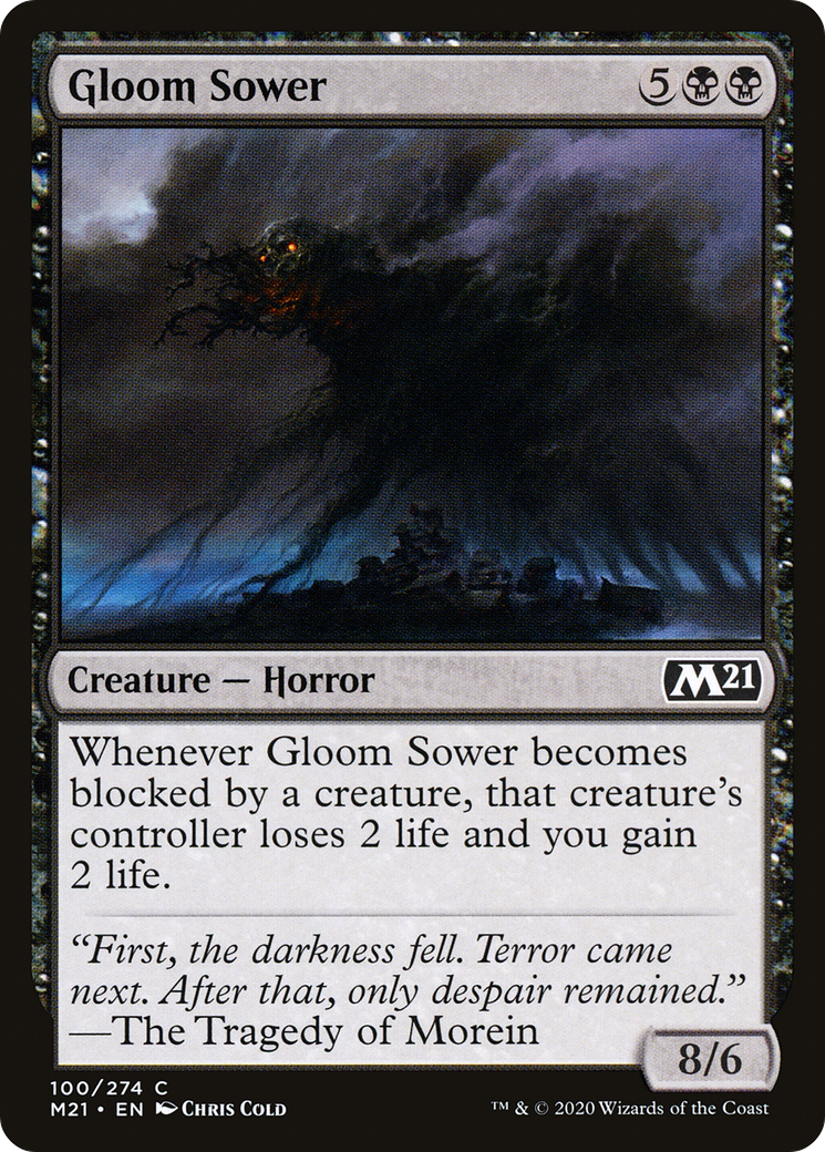Gloom Sower (Core Set 2021) #100 [English/Nonfoil] | Magic: The ...