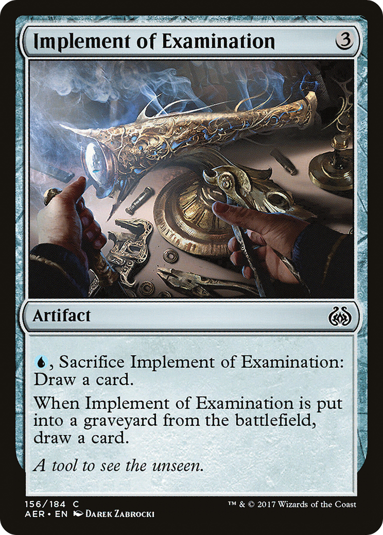 Implement of Examination (Aether Revolt) #156 [English/Nonfoil] | Magic ...