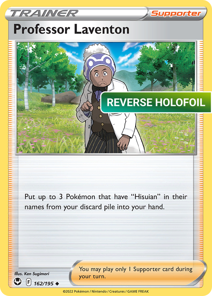 Professor Laventon (Silver Tempest) #162 [English/Reverse Holofoil ...