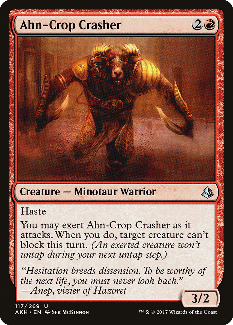 Ahn-Crop Crasher (Amonkhet) #117 [English/Nonfoil] | Magic: The ...