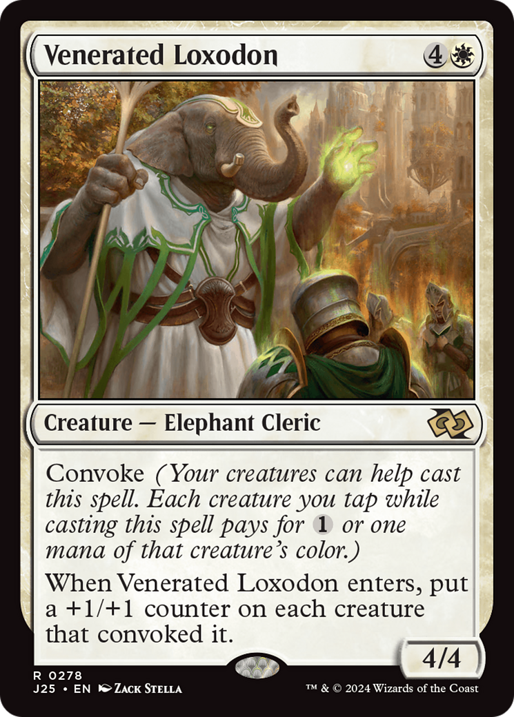 Venerated Loxodon (Foundations Jumpstart) #278 [English/Nonfoil ...