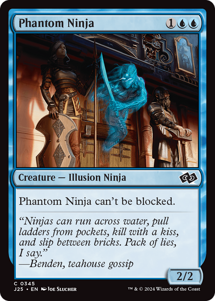 Phantom Ninja (Foundations Jumpstart) #345 [English/Nonfoil] | Magic ...